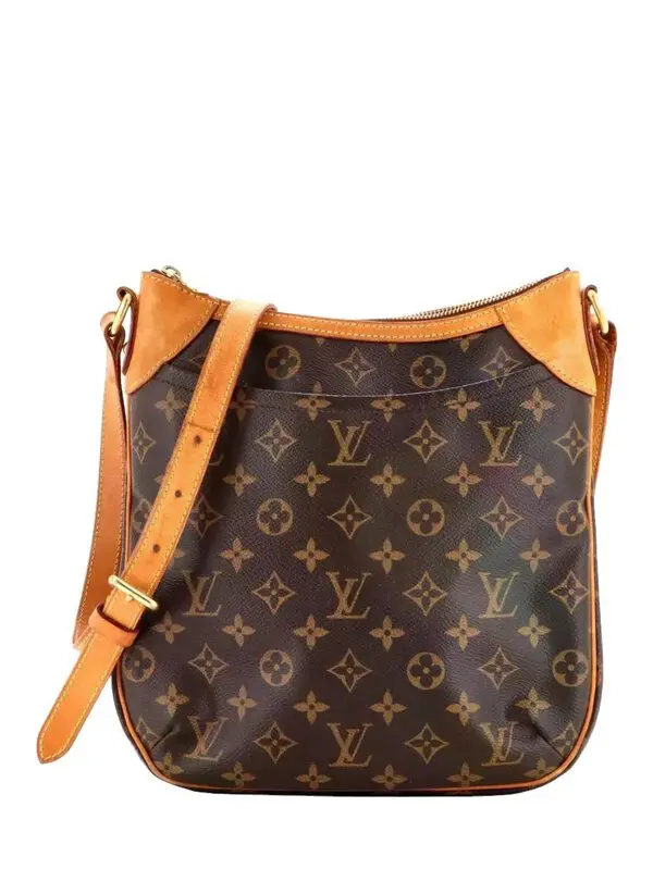 LOUIS VUITTON Odeon Pm Monogram Canvas Crossbody Bag - Brown