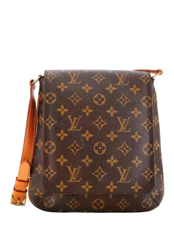 LOUIS VUITTON Musette Salsa Handbag Monogram Canvas Pm Shoulder Bag - Brown