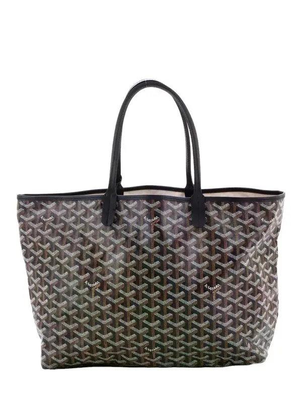 Goyard Saint Louis Coated Canvas Pm Tote Bag - Black