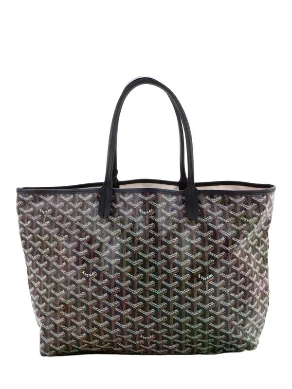 Goyard Saint Louis Coated Canvas Pm Tote Bag - Black