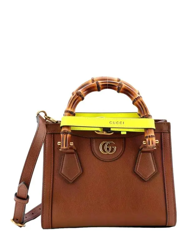 Gucci Diana Mini Crossbody Bag With Bamboo Handle - Brown