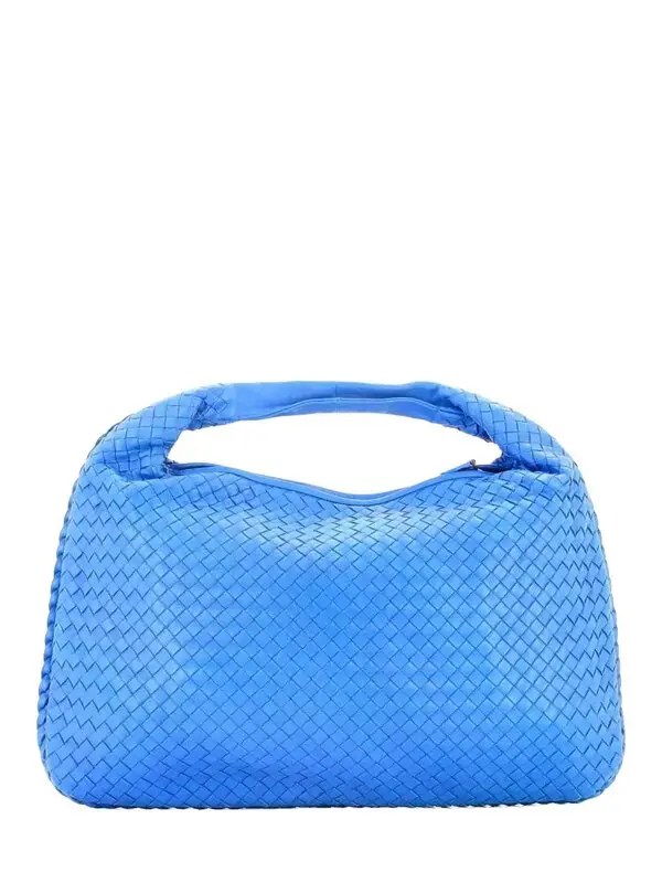 Bottega Veneta Intrecciato Nappa Large Hobo Bag - Blue