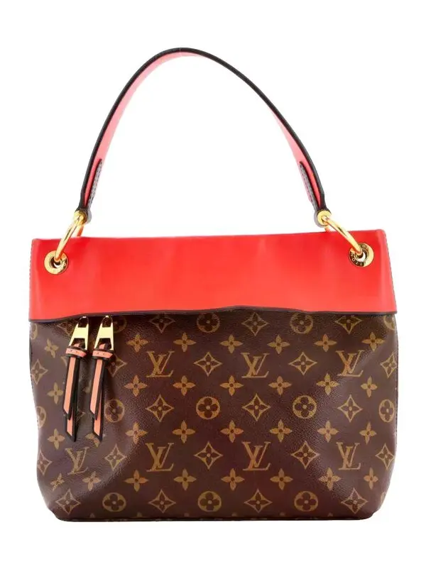 LOUIS VUITTON Tuileries Besace Hobo Bag Monogram Canvas - Brown