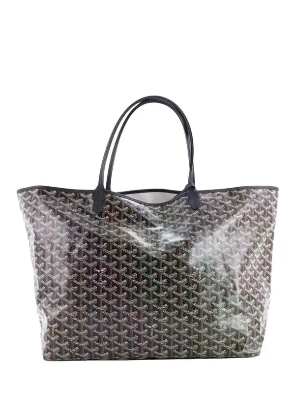 Goyard Saint Louis Coated Canvas Gm Tote Bag - Black