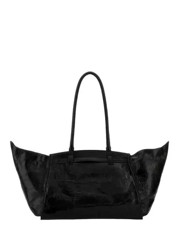 Benedetta Bruzziches Mame Leather Tote Bag - Black