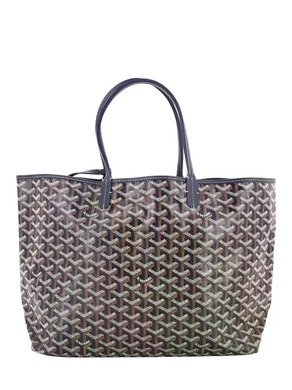 Goyard Saint Louis Coated Canvas Pm Tote Bag - Blue