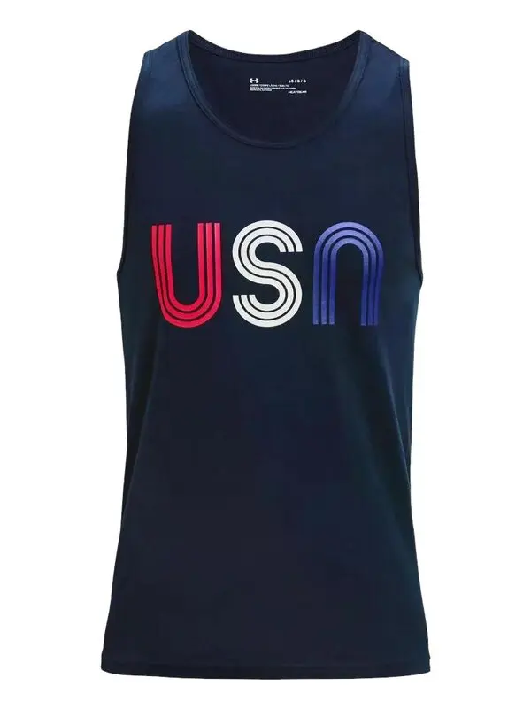 Under Armour Logo-print Tank Top - Blue