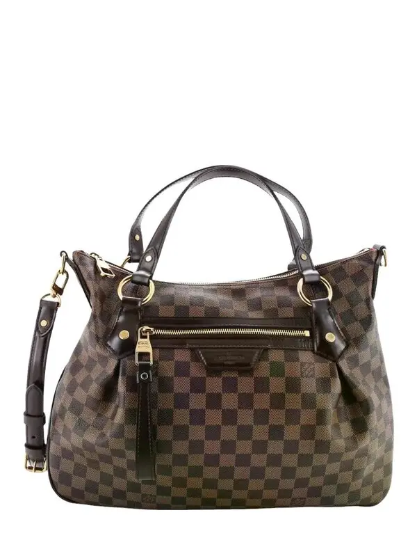 LOUIS VUITTON Evora Handbag Damier Mm Satchel - Brown
