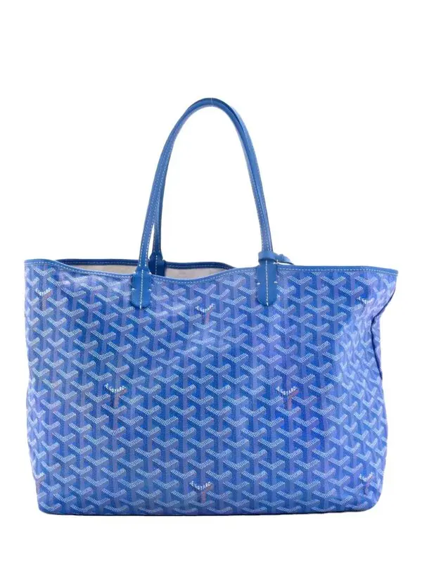 Goyard Saint Louis Coated Canvas Pm Tote Bag - Blue