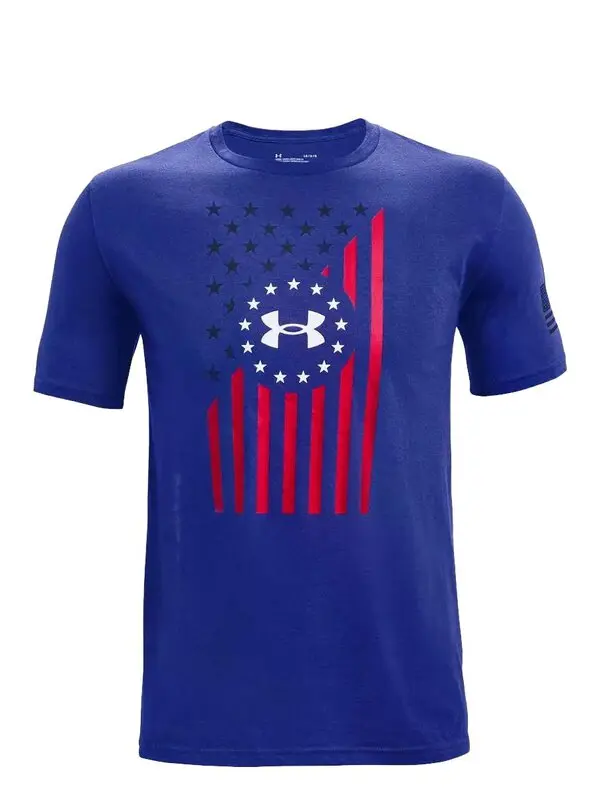 Under Armour Freedom Chest Flag T-shirt - Blue