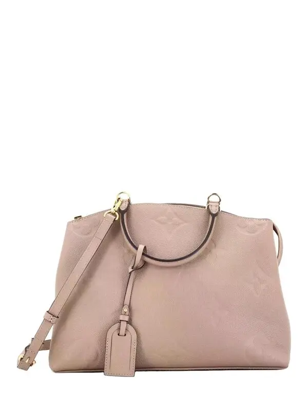 LOUIS VUITTON Grand Palais Monogram Empreinte Giant Handbag - Neutrals