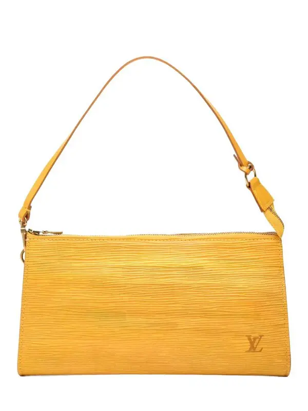 LOUIS VUITTON 2001 Epi Pochette Accessoires - Yellow