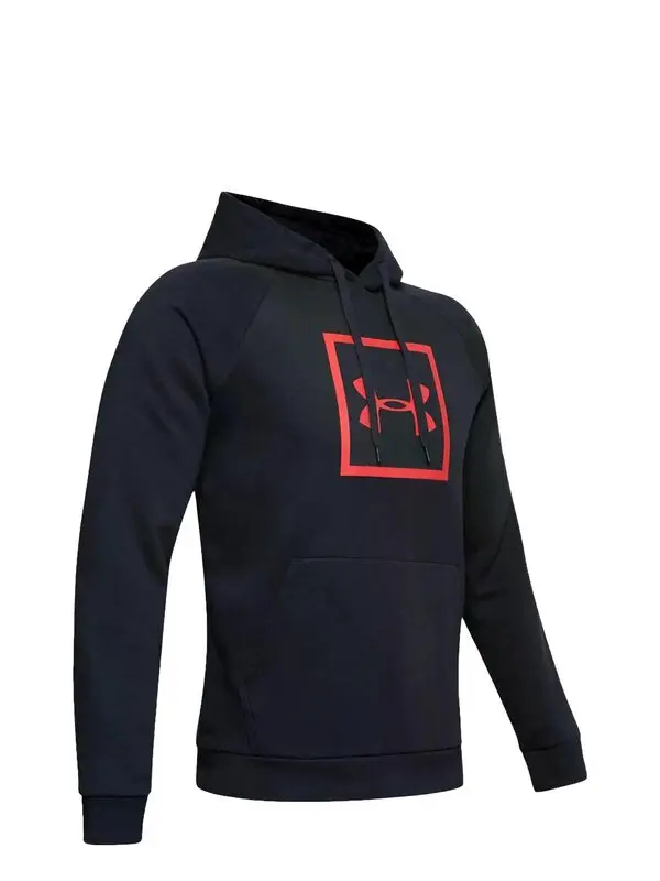 Under Armour Rival Fleece Box Logo Hoodie - Black