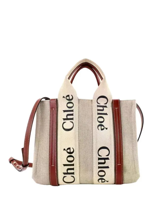 Chloé Woody Small Tote Bag - Brown