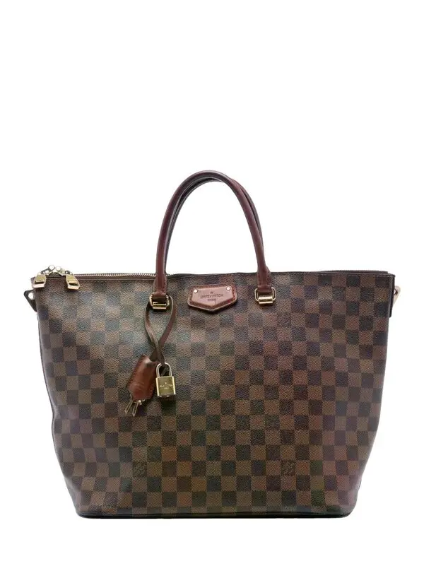 LOUIS VUITTON 2013 Damier Ebene Belmont Mm Satchel - Brown