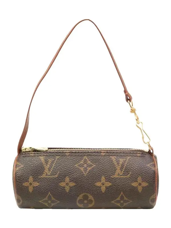 LOUIS VUITTON 1990-2010 Monogram Papillon Pochette - Brown
