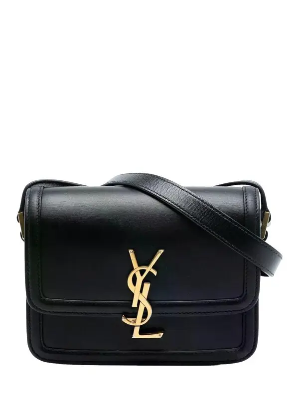 Saint Laurent Small Solferino Satchel In Box - Black