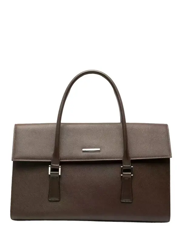 Burberry Leather Handbag - Brown