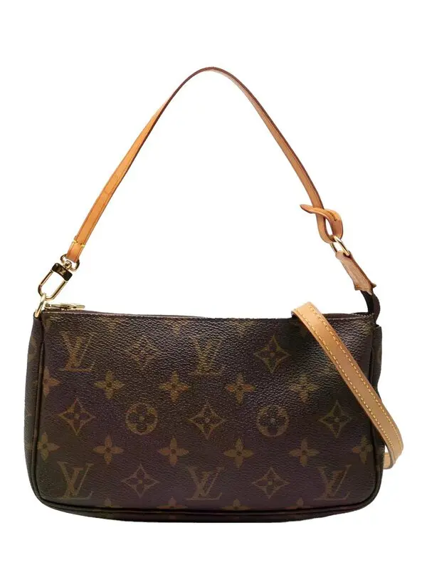 LOUIS VUITTON 2000 Monogram Pochette Accessoires - Brown