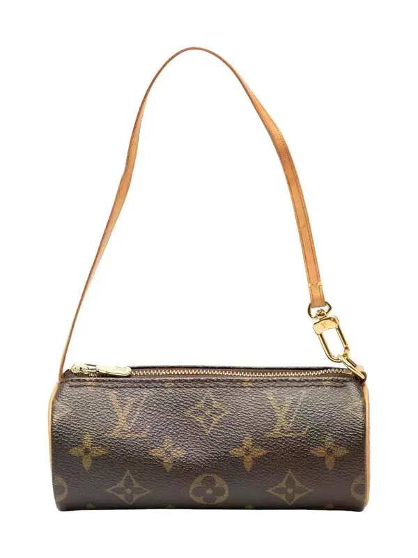 LOUIS VUITTON 1990-2010 Monogram Papillon Pochette - Brown