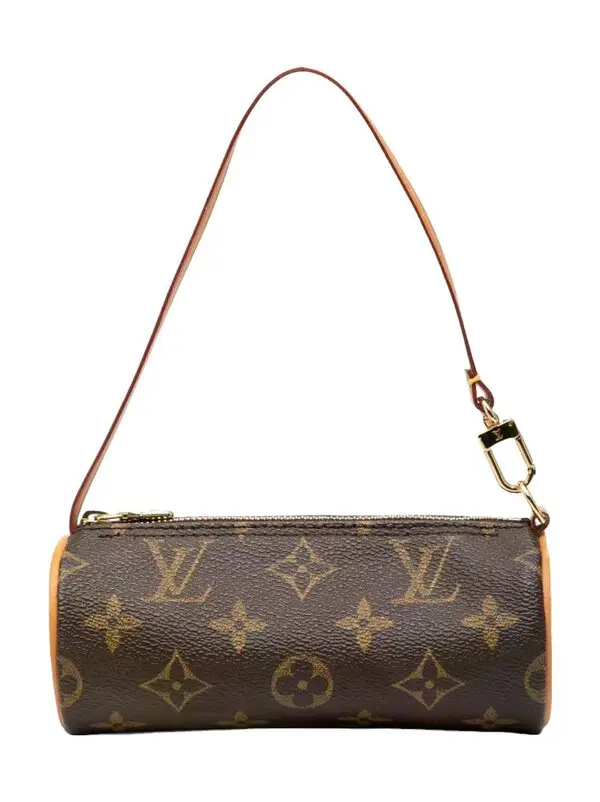 LOUIS VUITTON 1990-2020 Monogram Papillon Pochette - Brown