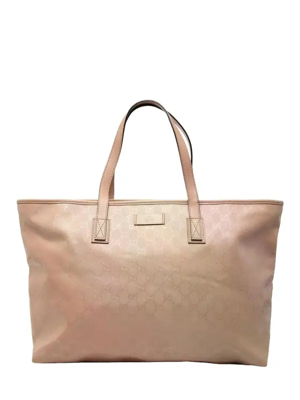 Gucci Large Gg Imprime Joy Tote Bag - Brown