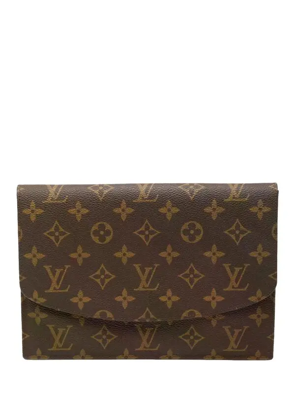 LOUIS VUITTON 1989 Monogram Pochette Rabat 23 - Brown