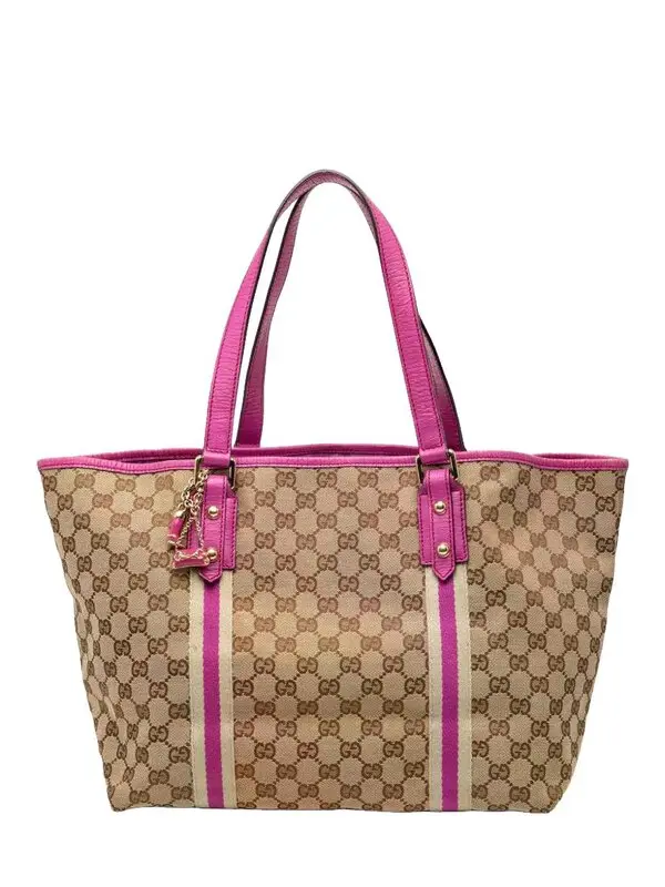 Gucci Gg Canvas Jolicoeur Tote Bag - Brown