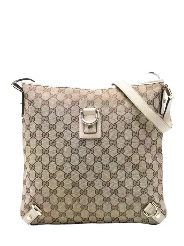 Gucci Gg Canvas Abbey D-ring Crossbody Bag - Brown
