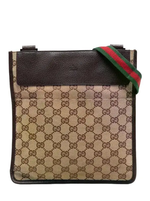 Gucci Gg Canvas Web Crossbody Bag 2000-2015 - Brown