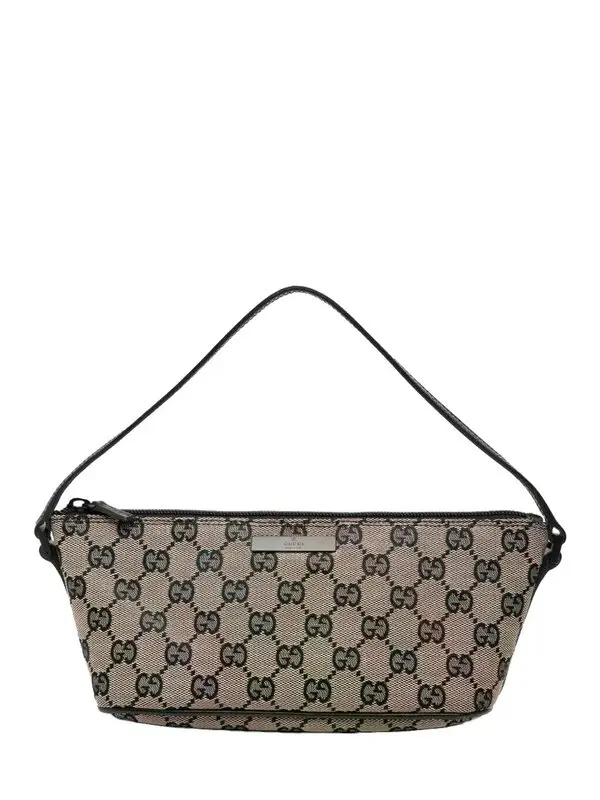 Gucci Gg Canvas Boat Shoulder Bag - Brown