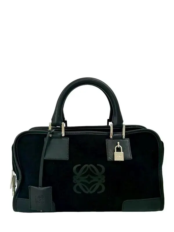 Loewe Amazona 28 Handbag - Black