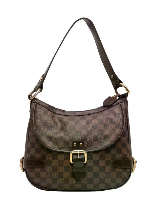LOUIS VUITTON 2008 Damier Ebene Highbury Shoulder Bag - Brown