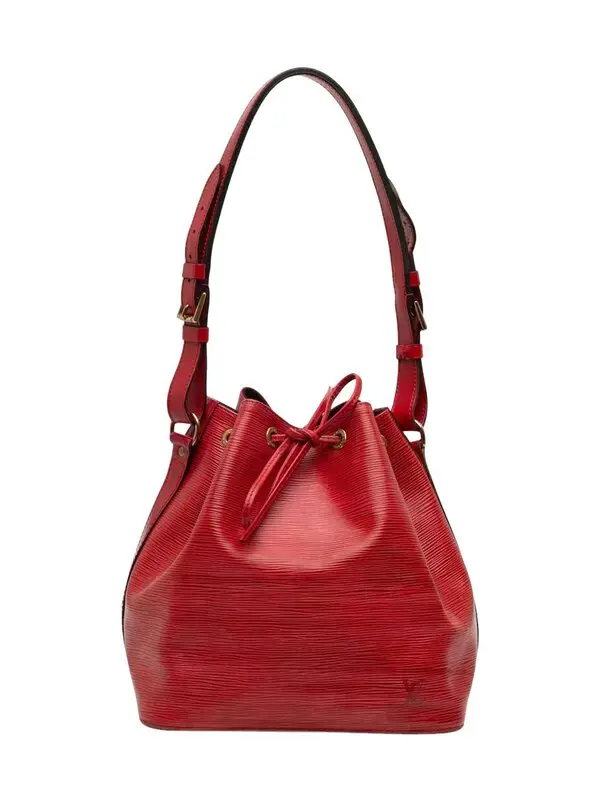 LOUIS VUITTON 1994 Epi Petit Noe Bucket Bag - Red