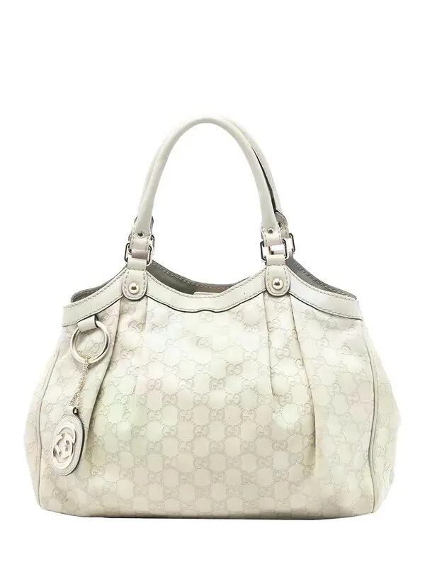 Gucci 2016-2026 Medium Sima Sukey Tote Bag - White