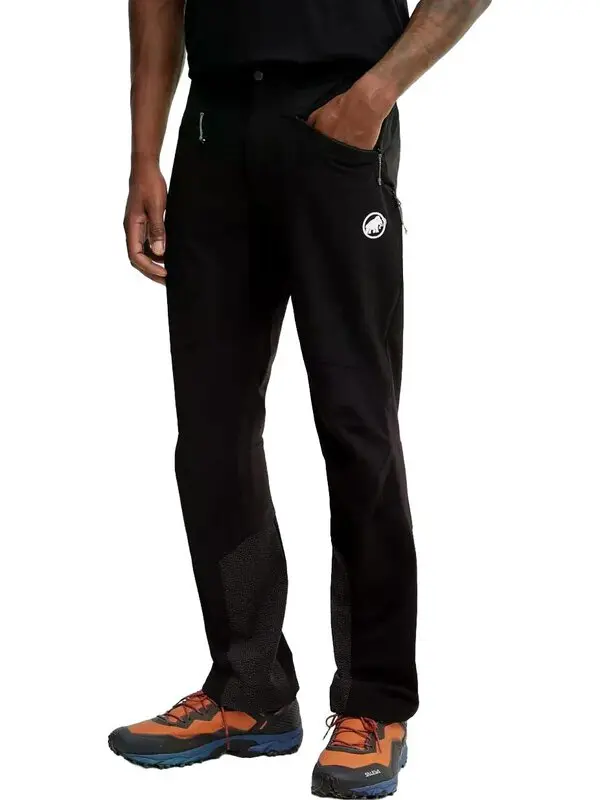 MAMMUT Aenergy So Logo-detail Hybrid Trousers - Black