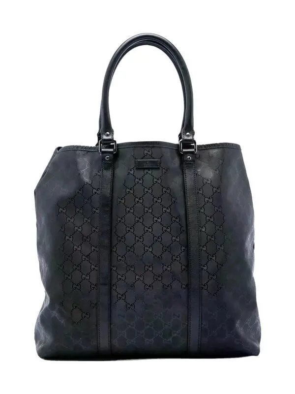Gucci Gg Imprime Joy Vertical Tote Bag - Black