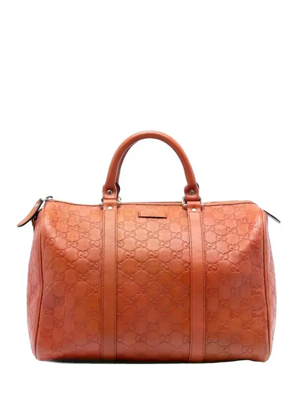 Gucci 2000-2015 Medium Sima Joy Boston Bag - Orange
