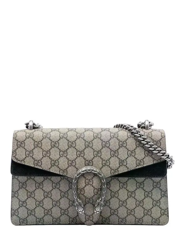 Gucci Gg Supreme Dionysus Shoulder Bag - Brown