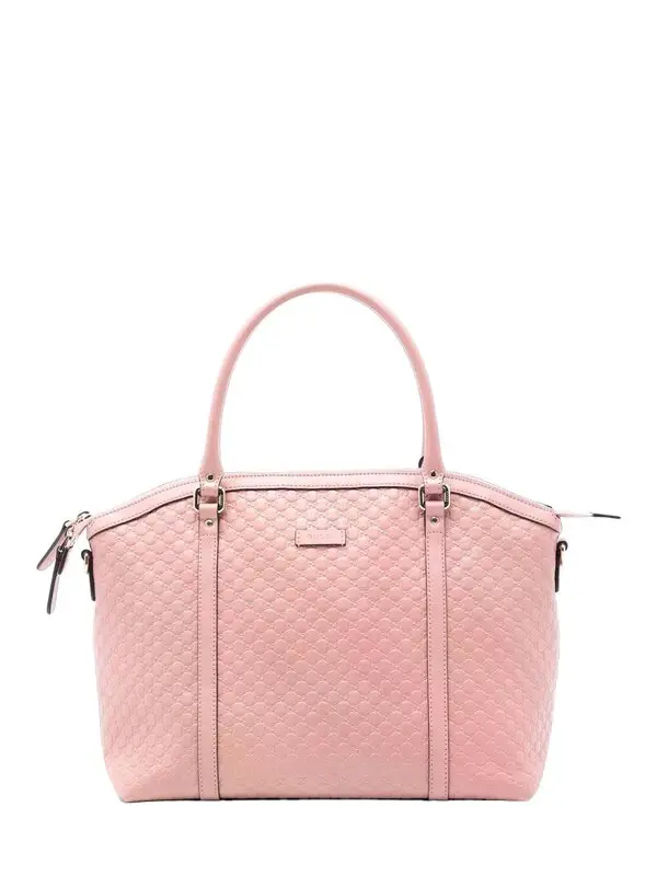 Gucci 2016-2025 Large Microissima Dome Satchel - Pink