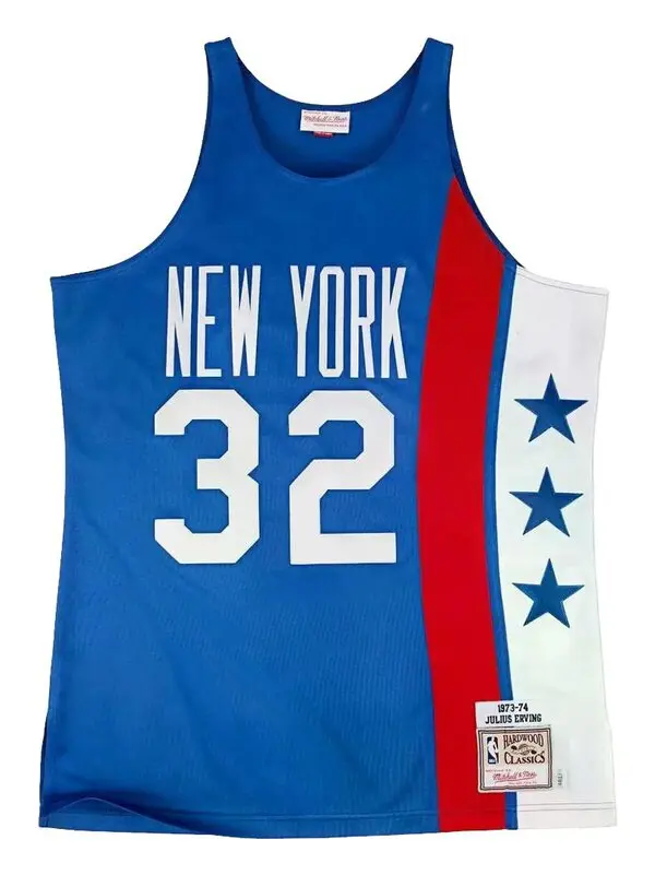 Mitchell & Ness 1973 New York Nets Jersey - Blue