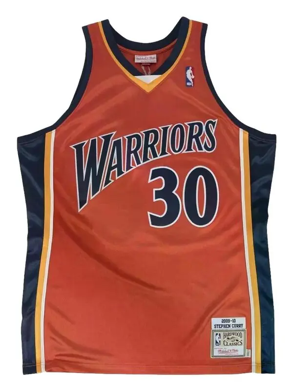 Mitchell & Ness X Nba Stephen Curry Golden State Warriors Authentic Jersey - Orange