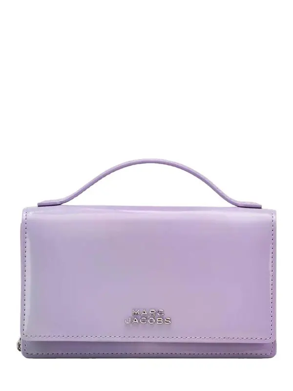 Marc Jacobs Flower Mirror Leather Mini Bag - Purple