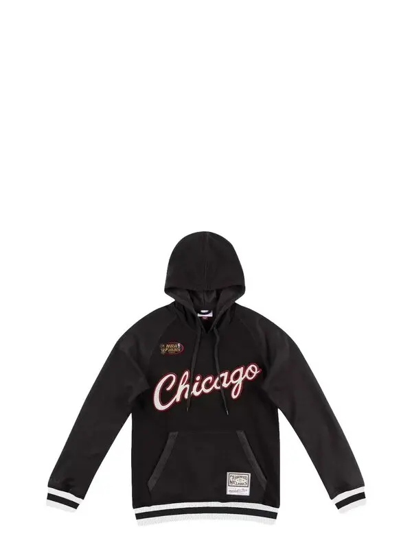 Mitchell & Ness Nba Gametime Chicago Bulls Hoodie - Black