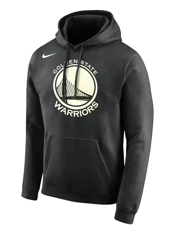 Nike Nba Warriors Basketball Hoodie - Black