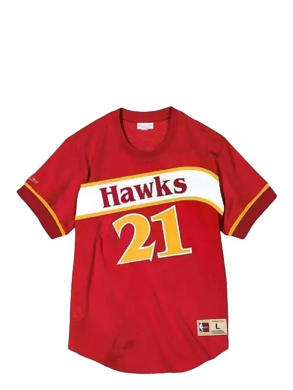 Mitchell & Ness Atlanta Hawks Dominique Wilkins T-shirt - Red