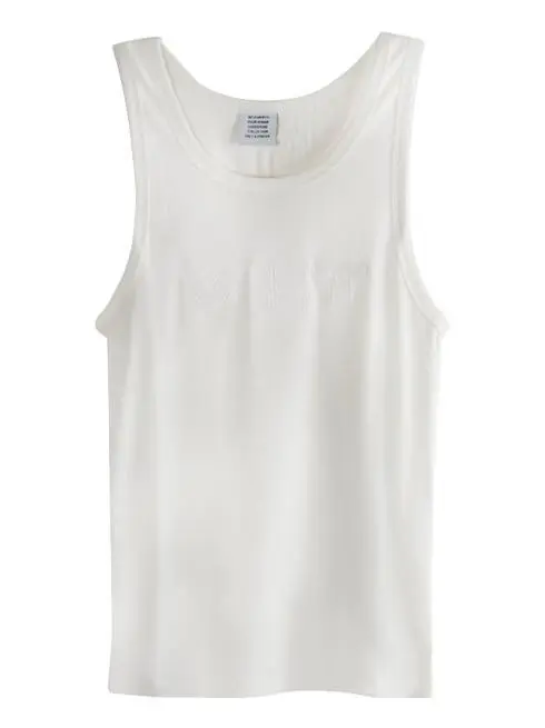 Vetements Vet Tank Top - White