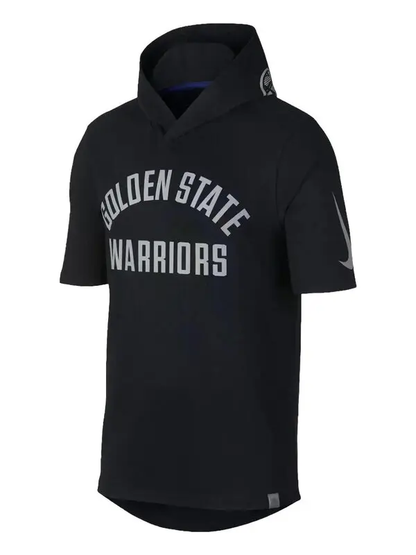 Nike Golden State Warriors Hooded T-shirt - Black