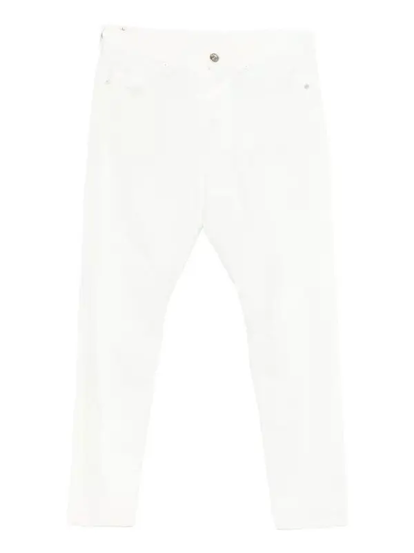 Eleventy Five-pocket Straight Leg Jeans - White