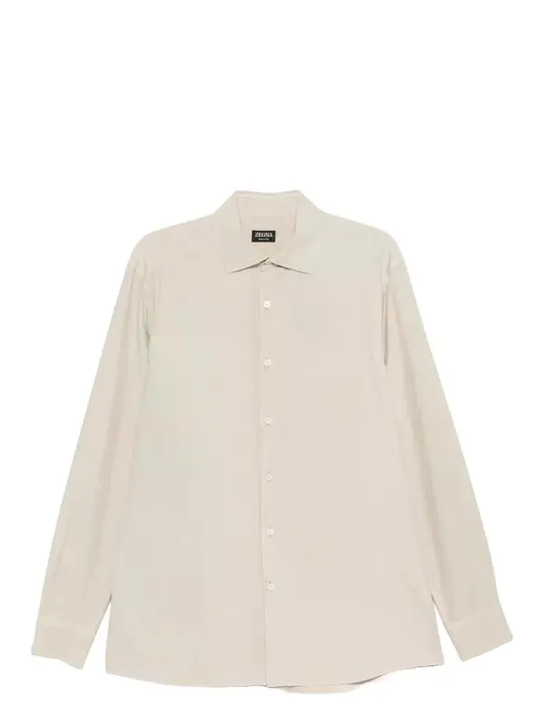 Zegna Button Shirt - Neutrals